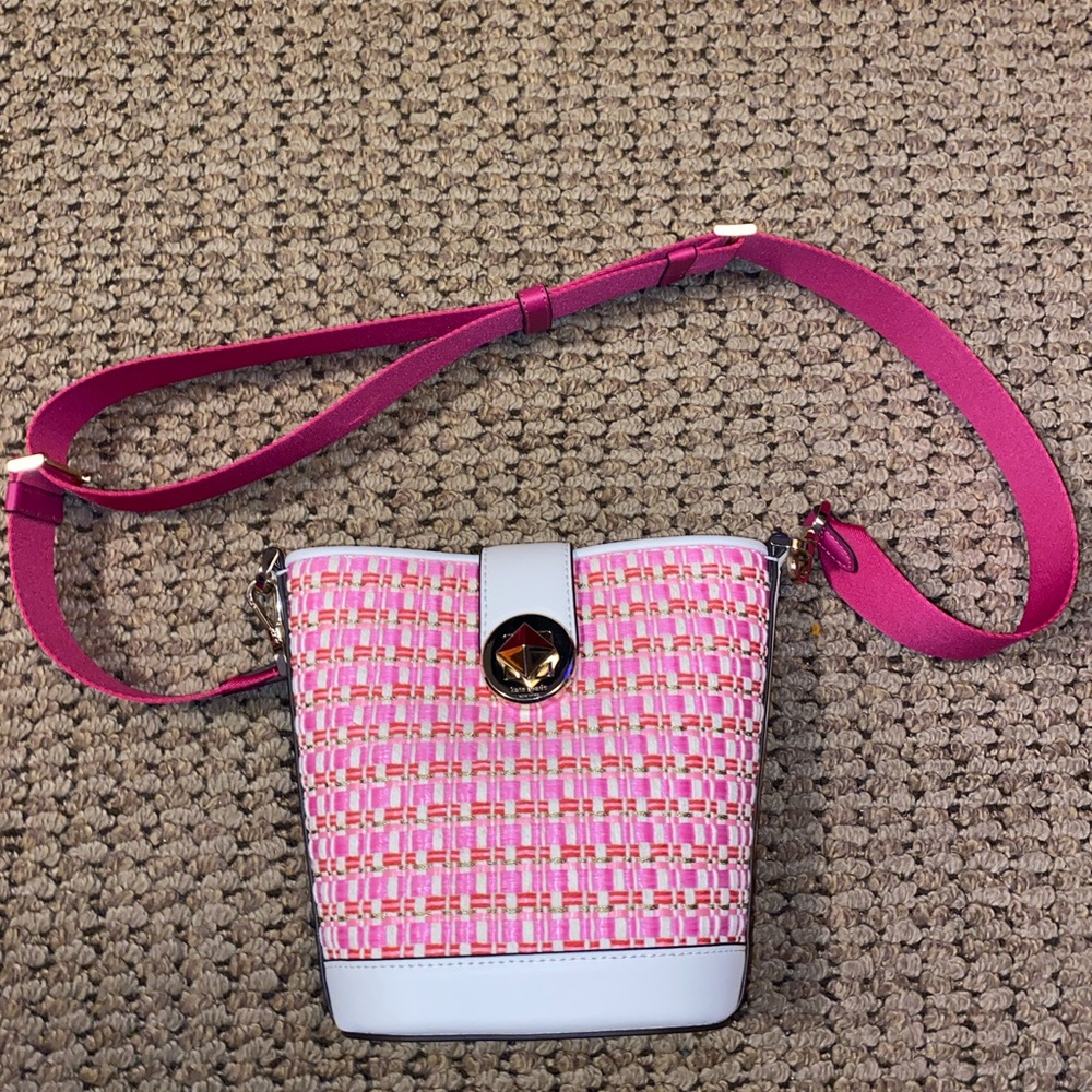 Rare Kate Spade Tweed Crossbody - Gem